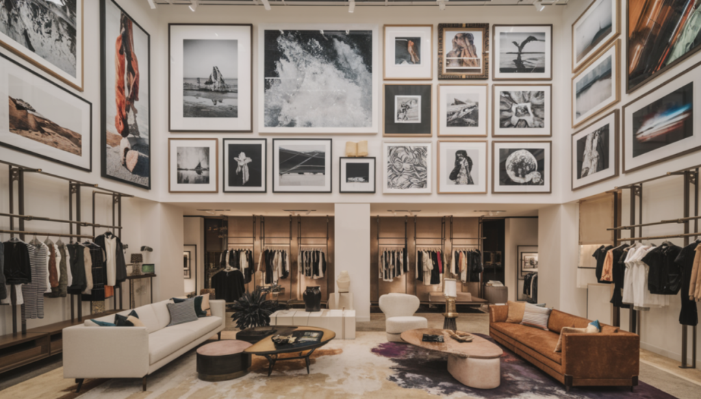 How Luxury Wall Art Elevates High-End Retail Spaces